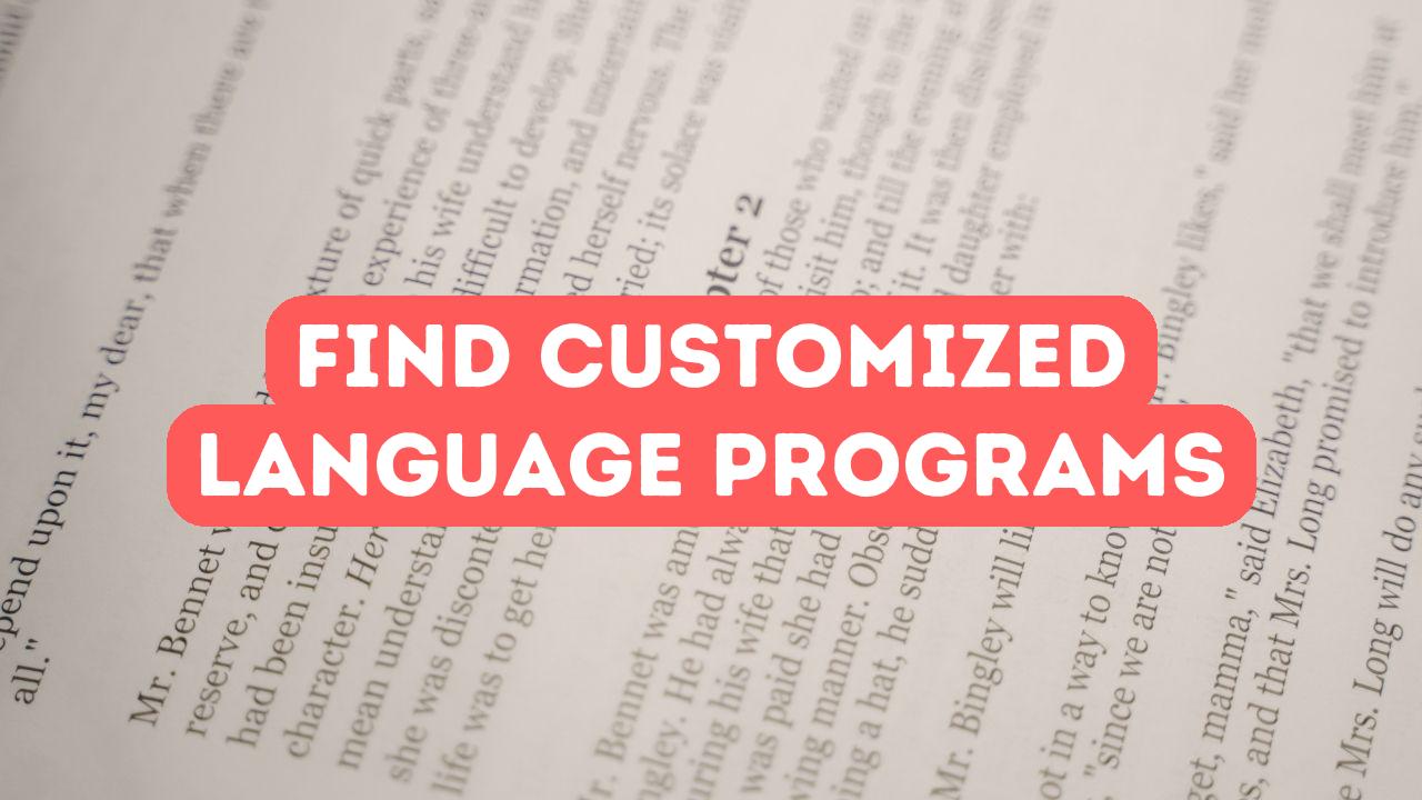 How to Find Customized Turkish Language Programs