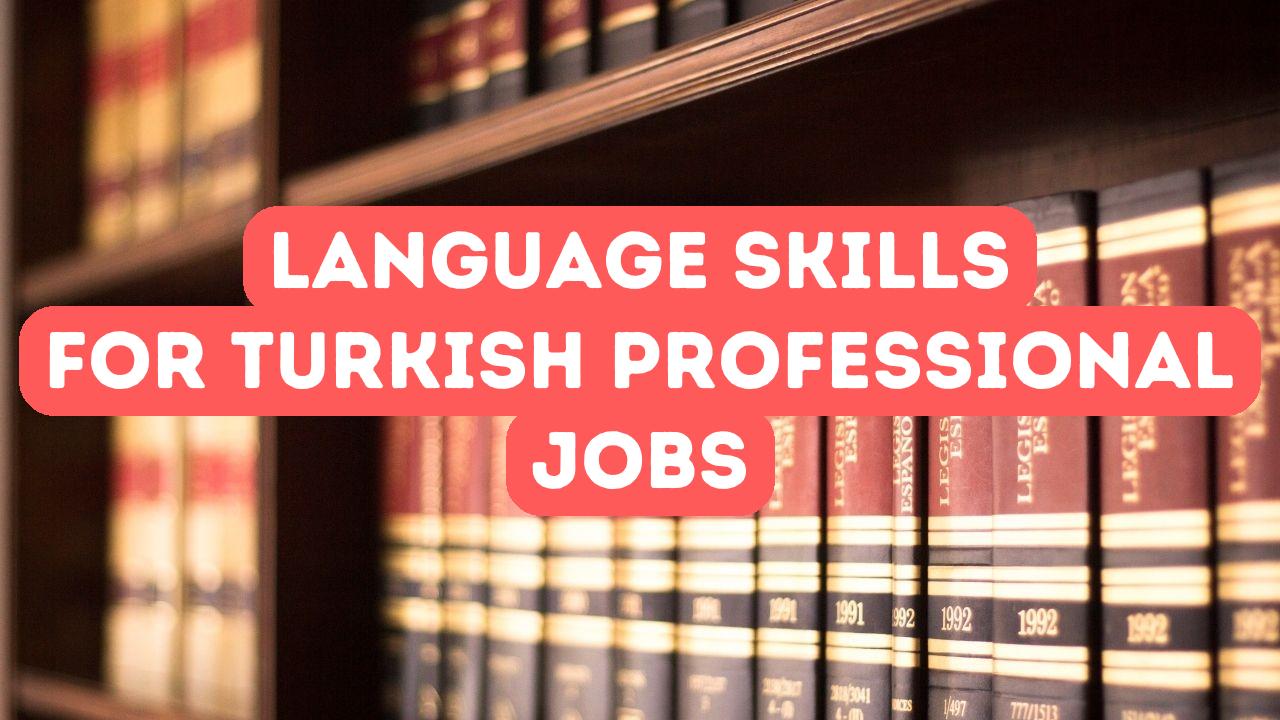 Turkish Language Skills Required for Professional Jobs